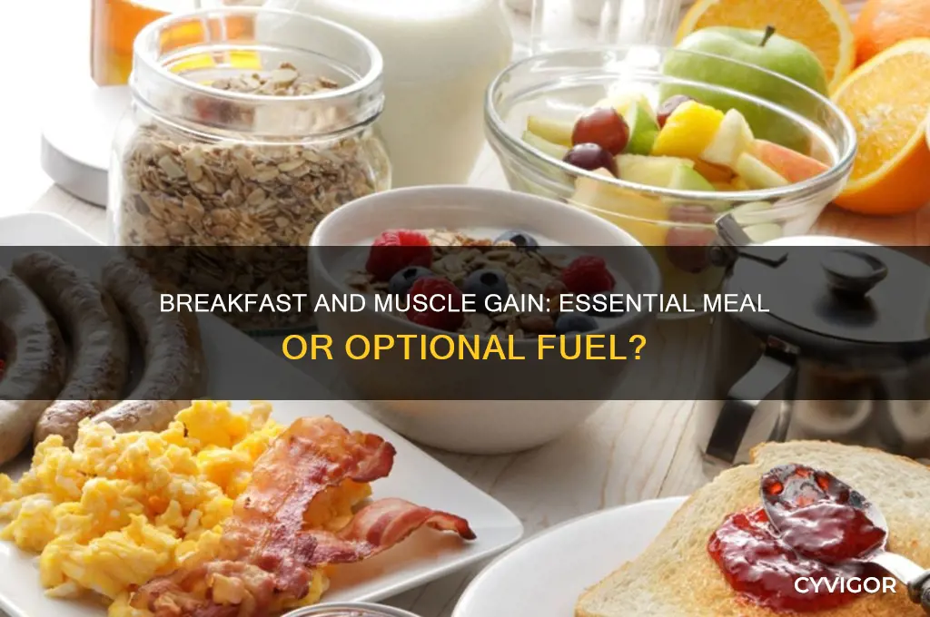 Breakfast And Muscle Gain: Essential Meal Or Optional Fuel? | CyVigor