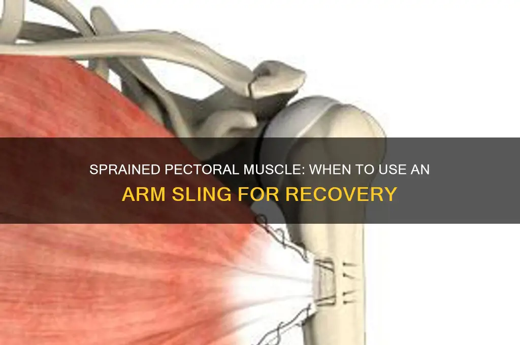Sprained Pectoral Muscle: When To Use An Arm Sling For Recovery | CyVigor