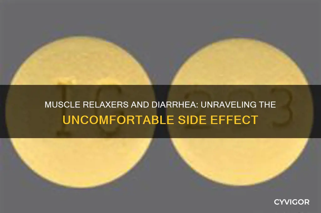 Muscle Relaxers And Diarrhea: Unraveling The Uncomfortable Side Effect ...