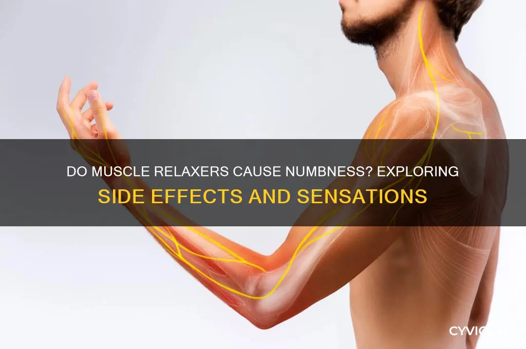 Do Muscle Relaxers Cause Numbness? Exploring Side Effects And ...