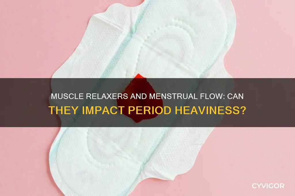 Muscle Relaxers And Menstrual Flow: Can They Impact Period Heaviness ...