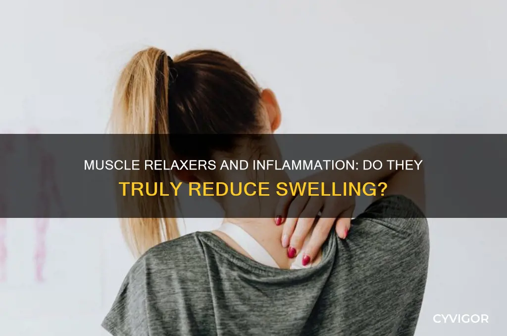 Muscle Relaxers And Inflammation: Do They Truly Reduce Swelling? | CyVigor