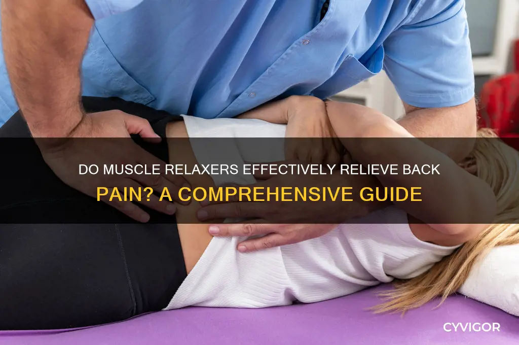 Do Muscle Relaxers Effectively Relieve Back Pain? A Comprehensive Guide ...