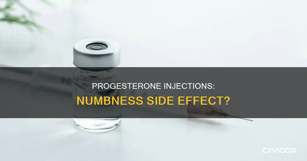 Progesterone Injections: Numbness Side Effect? | CyVigor