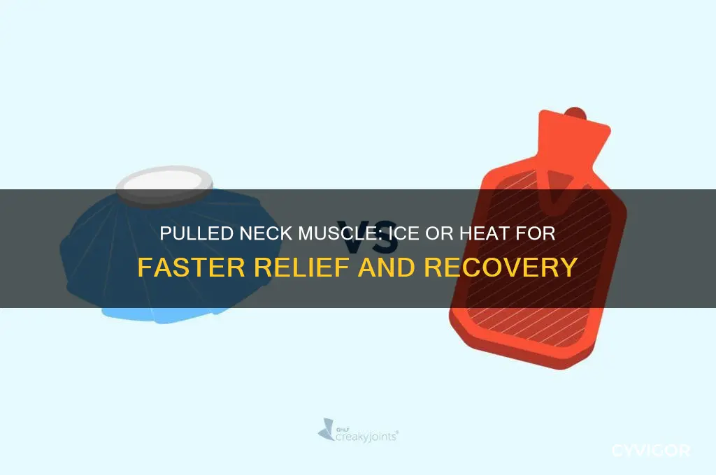 Pulled Neck Muscle: Ice Or Heat For Faster Relief And Recovery | CyVigor