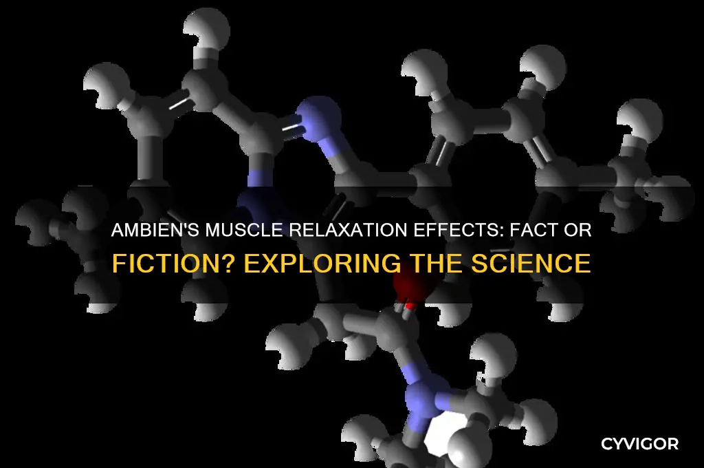 Ambien's Muscle Relaxation Effects: Fact Or Fiction? Exploring The ...