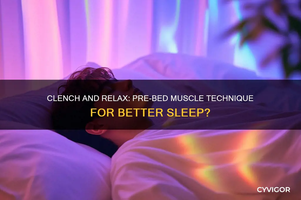 Clench And Relax: Pre-Bed Muscle Technique For Better Sleep? | CyVigor