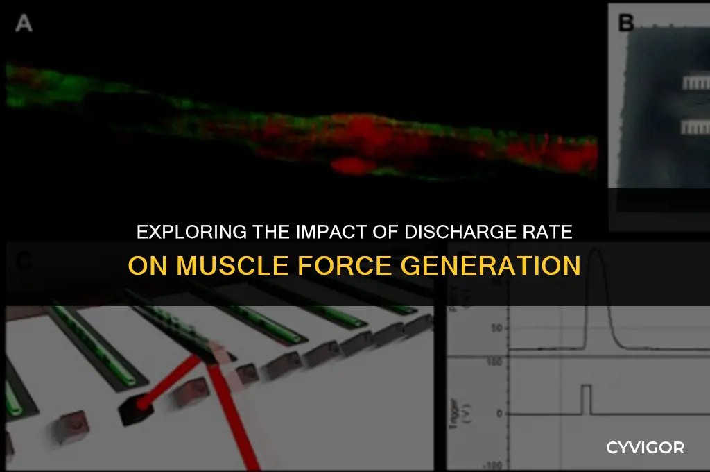 Exploring The Impact Of Discharge Rate On Muscle Force Generation | CyVigor