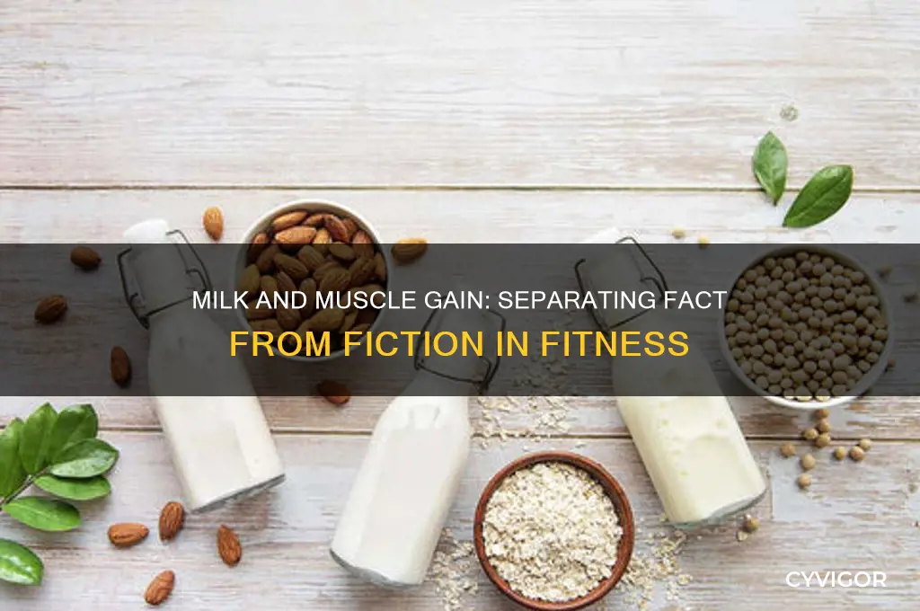 Milk And Muscle Gain: Separating Fact From Fiction In Fitness | CyVigor