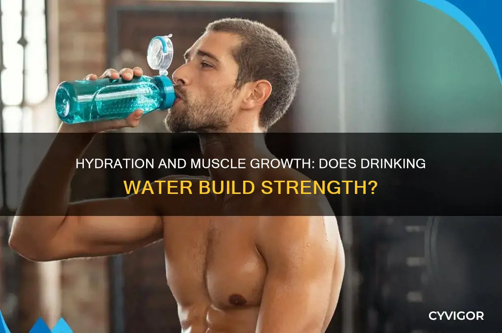 Hydration And Muscle Growth: Does Drinking Water Build Strength? | CyVigor