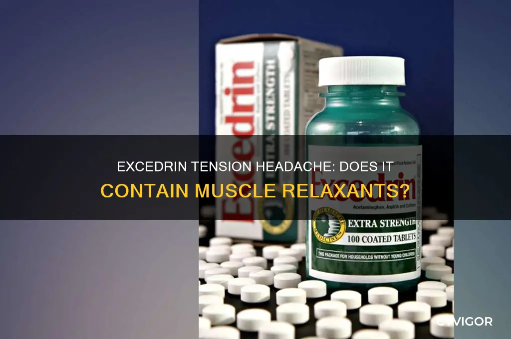 Excedrin Tension Headache: Does It Contain Muscle Relaxants? | CyVigor
