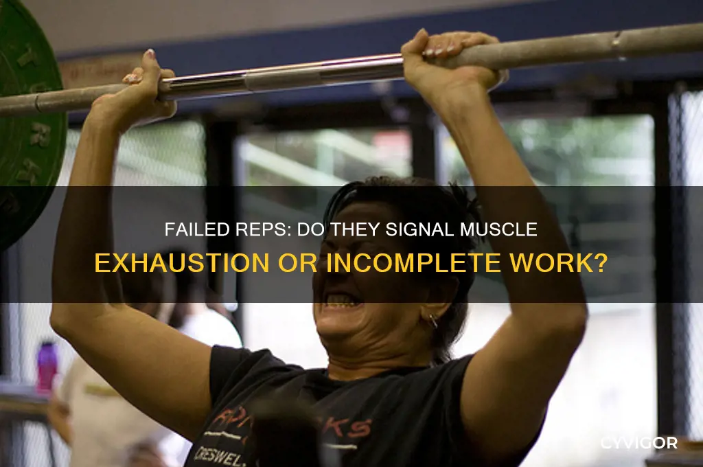 Failed Reps: Do They Signal Muscle Exhaustion Or Incomplete Work? | CyVigor