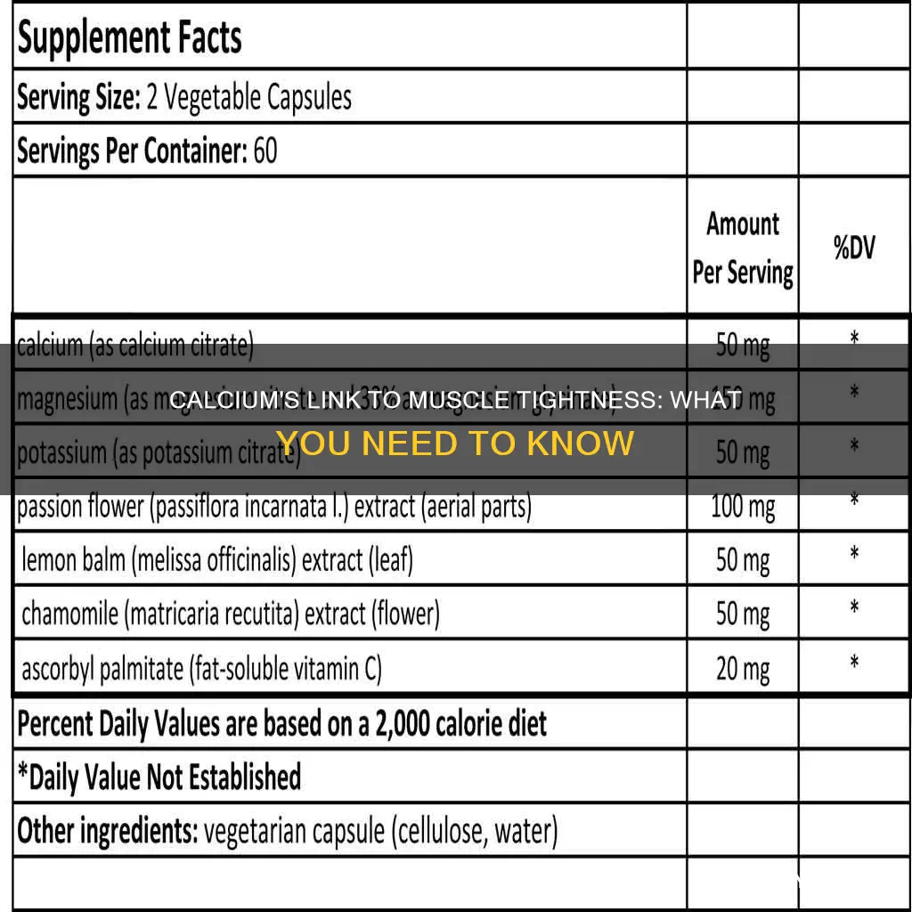 Calcium's Link To Muscle Tightness: What You Need To Know | CyVigor