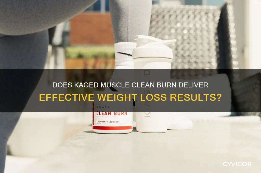 Does Kaged Muscle Clean Burn Deliver Effective Weight Loss Results ...