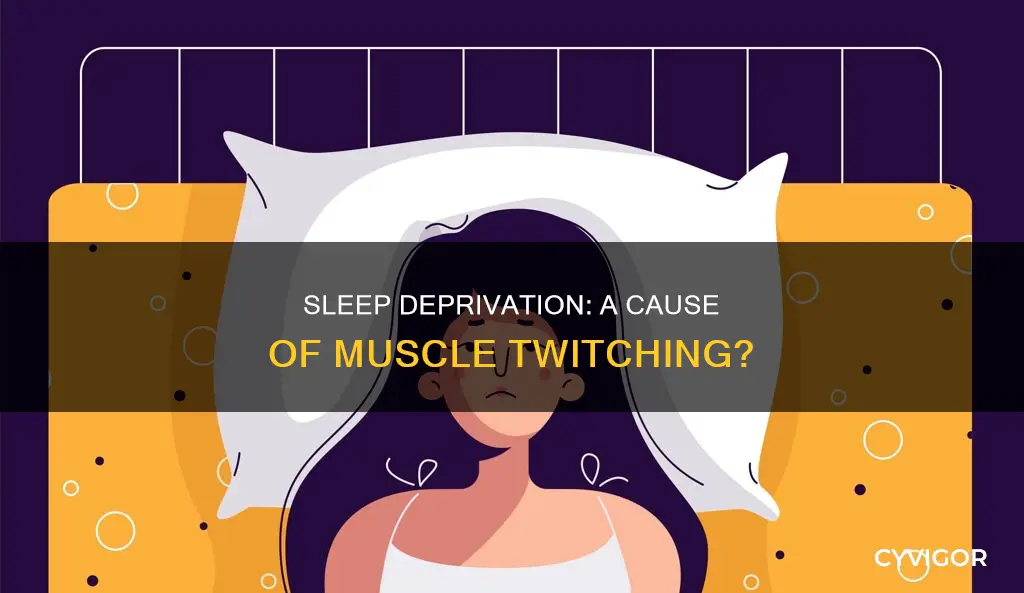 Sleep Deprivation: A Cause Of Muscle Twitching? | CyVigor