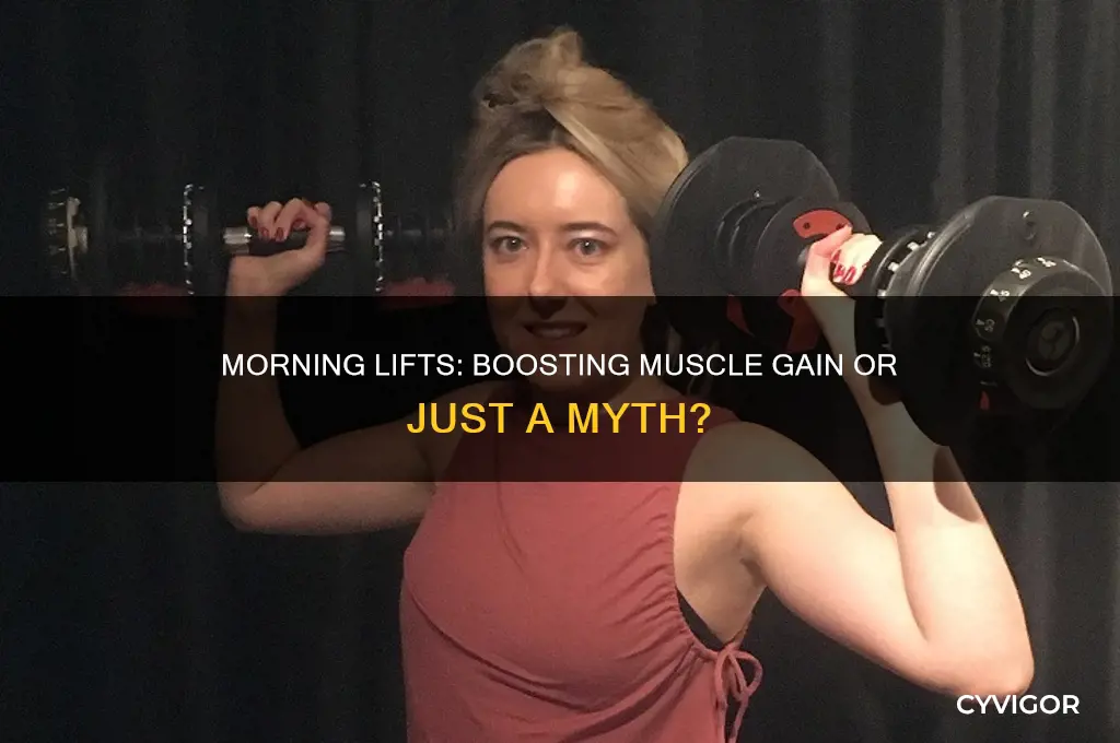 Morning Lifts: Boosting Muscle Gain Or Just A Myth? | CyVigor