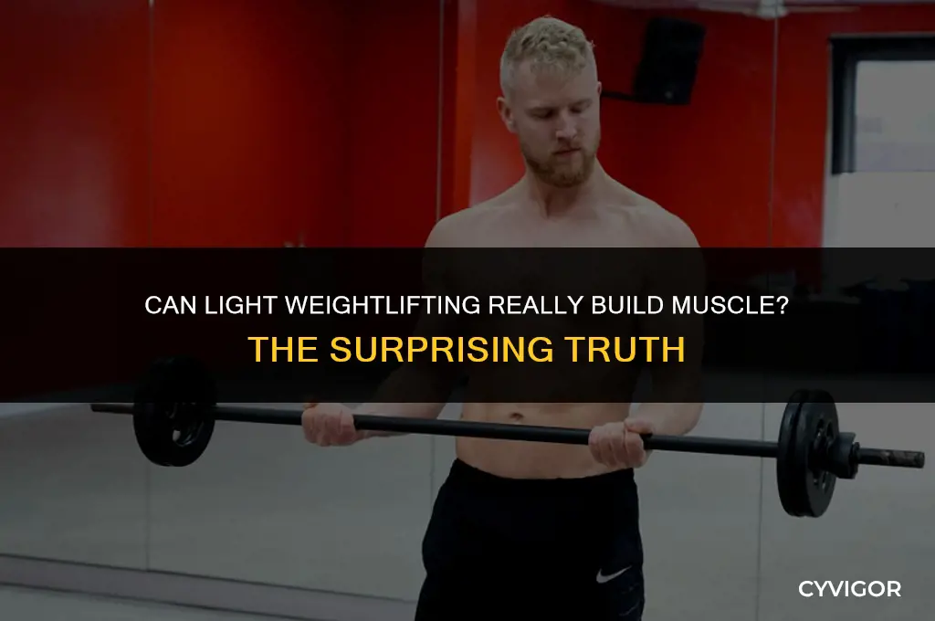 Can Light Weightlifting Really Build Muscle? The Surprising Truth | CyVigor