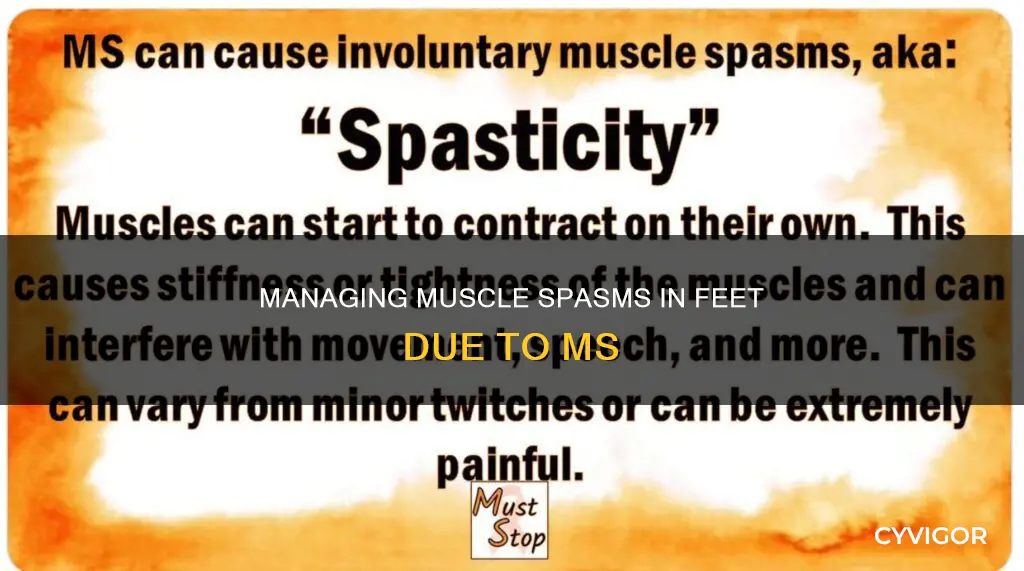 Managing Muscle Spasms In Feet Due To Ms | CyVigor