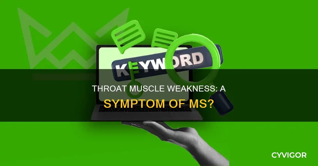 Throat Muscle Weakness: A Symptom Of Ms? | CyVigor