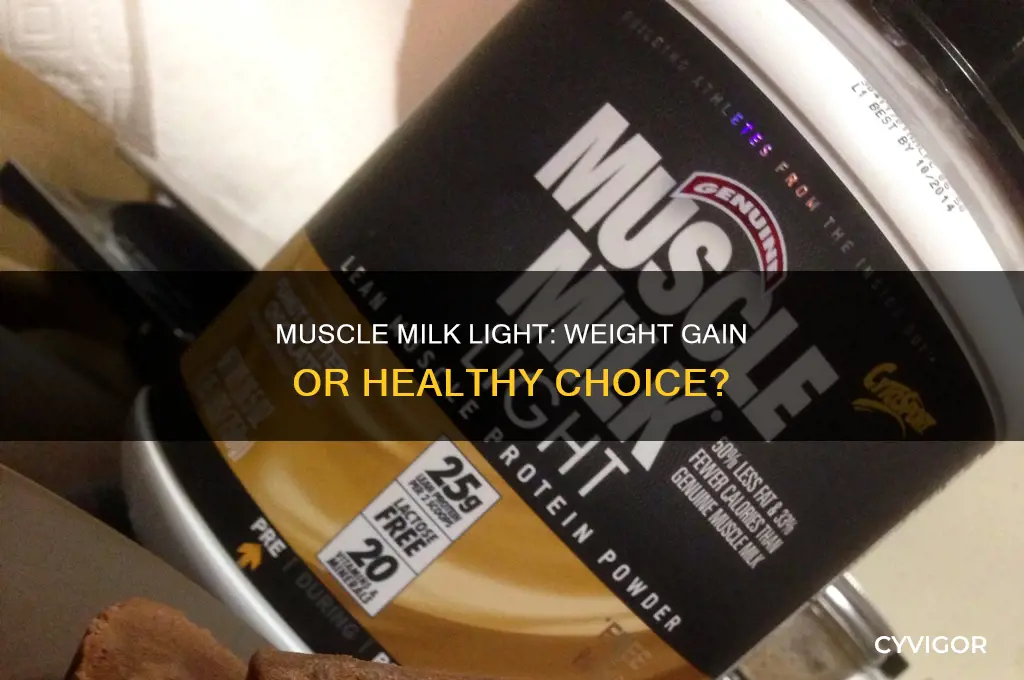 Muscle Milk Light: Weight Gain Or Healthy Choice? | CyVigor