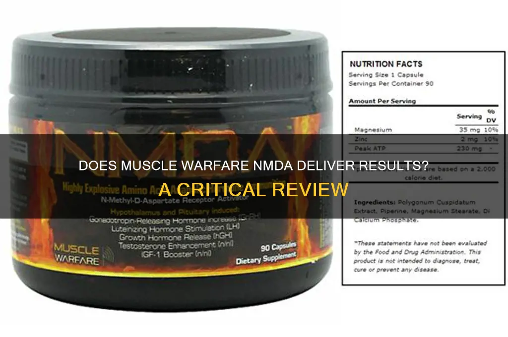 Does Muscle Warfare Nmda Deliver Results? A Critical Review | CyVigor