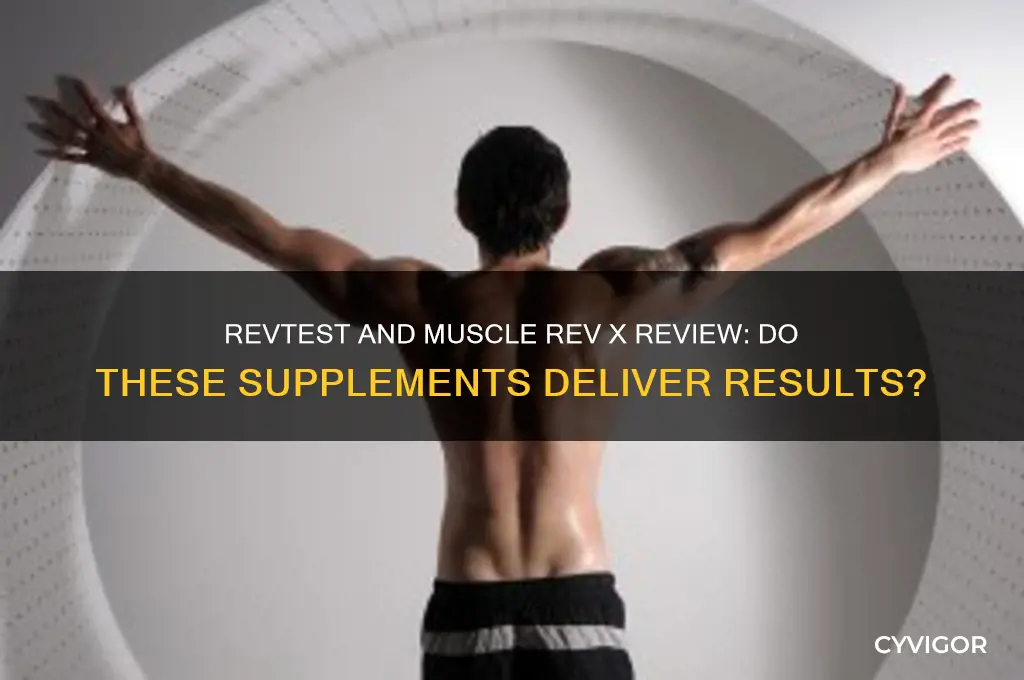 Revtest And Muscle Rev X Review: Do These Supplements Deliver Results ...