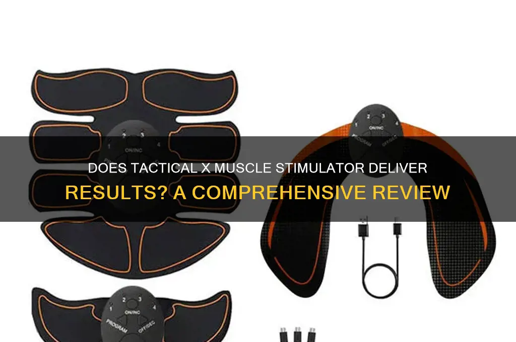 Does Tactical X Muscle Stimulator Deliver Results? A Comprehensive ...