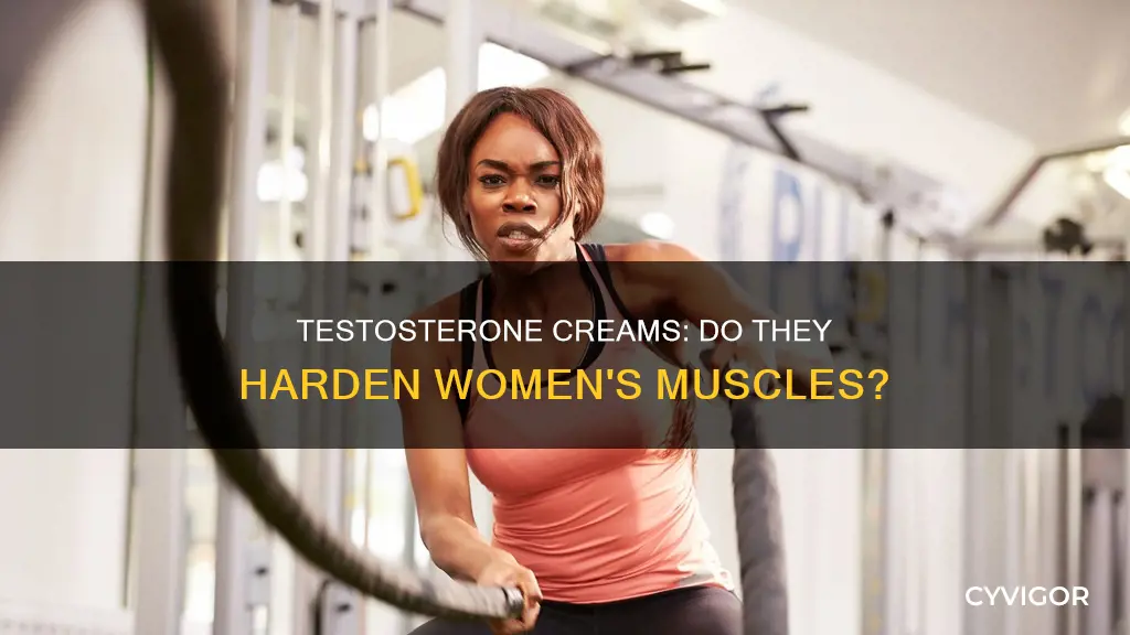 Testosterone Creams: Do They Harden Women's Muscles? | CyVigor