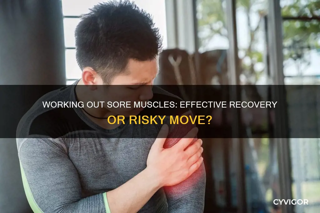 Working Out Sore Muscles: Effective Recovery Or Risky Move? | CyVigor