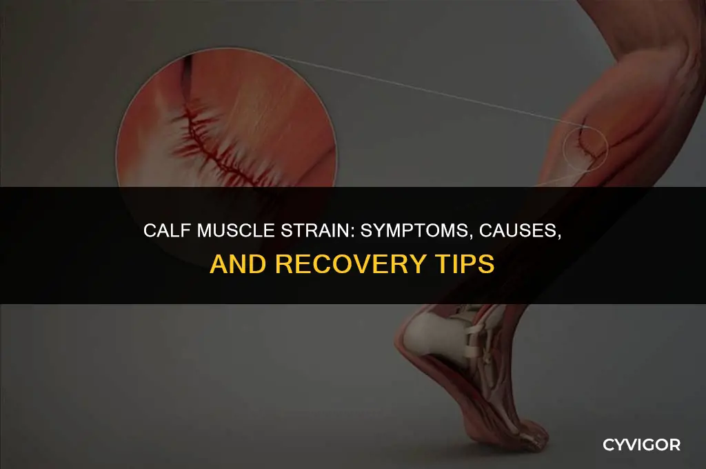 Calf Muscle Strain: Symptoms, Causes, And Recovery Tips | CyVigor