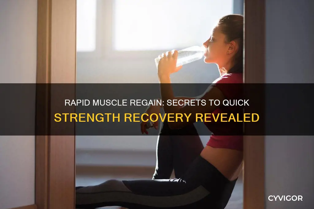 Rapid Muscle Regain: Secrets To Quick Strength Recovery Revealed | CyVigor