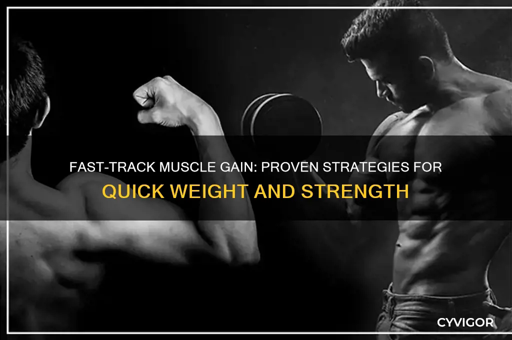 Fast-Track Muscle Gain: Proven Strategies For Quick Weight And Strength ...
