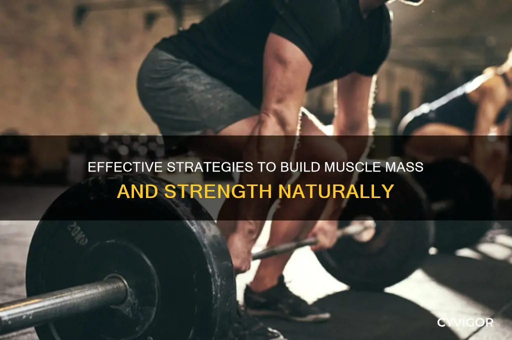 Effective Strategies To Build Muscle Mass And Strength Naturally | CyVigor