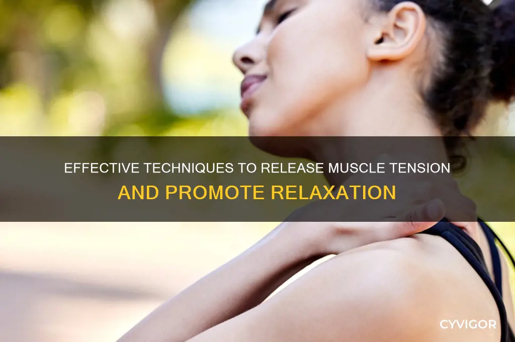 Effective Techniques To Release Muscle Tension And Promote Relaxation ...
