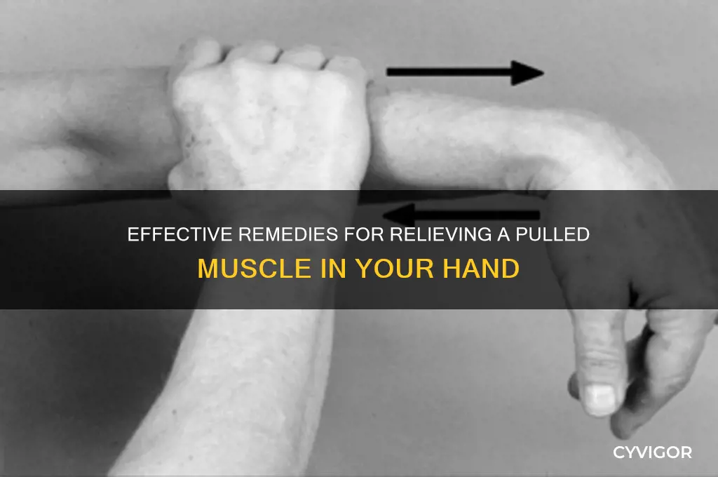Effective Remedies For Relieving A Pulled Muscle In Your Hand | CyVigor