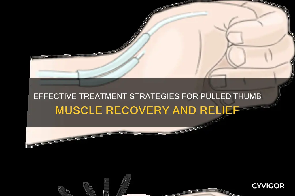 Effective Treatment Strategies For Pulled Thumb Muscle Recovery And ...