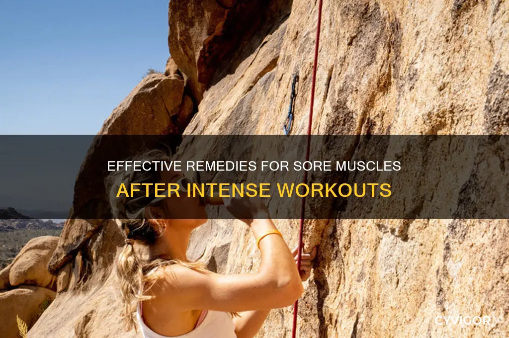 Effective Remedies For Sore Muscles After Intense Workouts | CyVigor