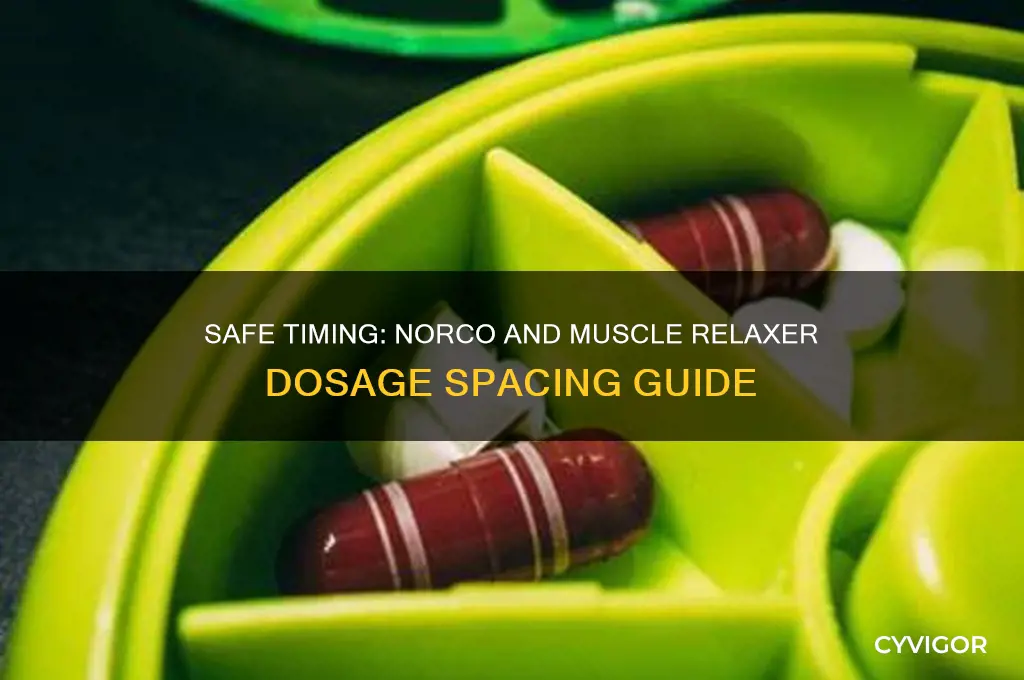 Safe Timing: Norco And Muscle Relaxer Dosage Spacing Guide | CyVigor