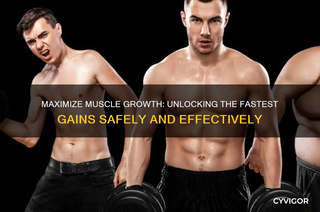 Maximize Muscle Growth: Unlocking The Fastest Gains Safely And ...