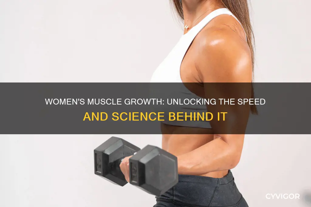 Women's Muscle Growth: Unlocking The Speed And Science Behind It | CyVigor