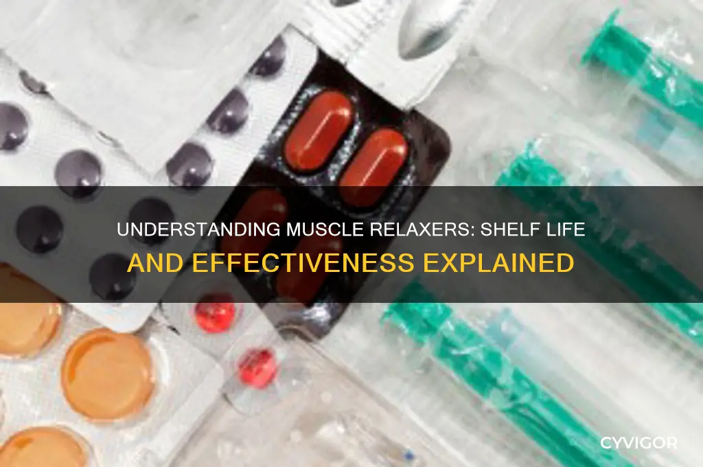 Understanding Muscle Relaxers: Shelf Life And Effectiveness Explained ...