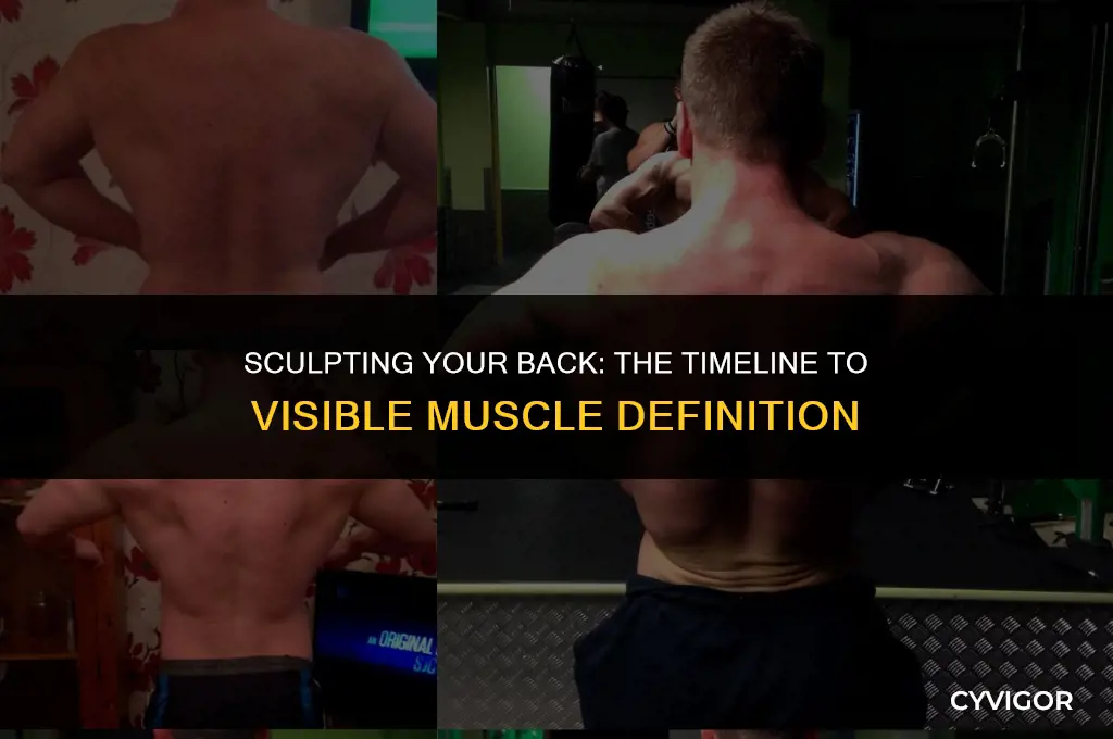 Sculpting Your Back: The Timeline To Visible Muscle Definition | CyVigor