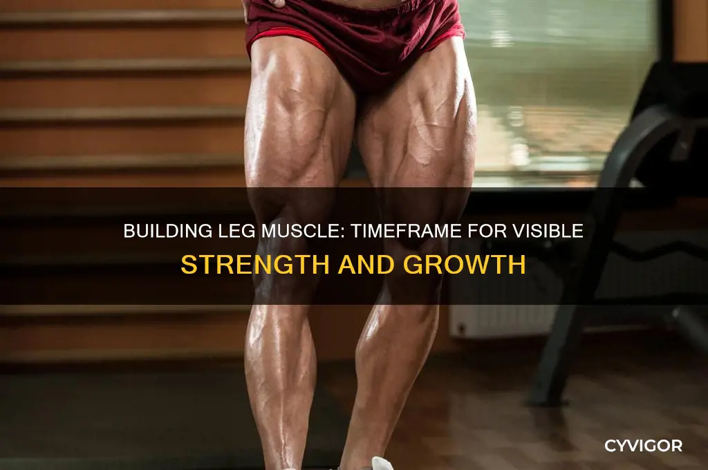Building Leg Muscle: Timeframe For Visible Strength And Growth | CyVigor