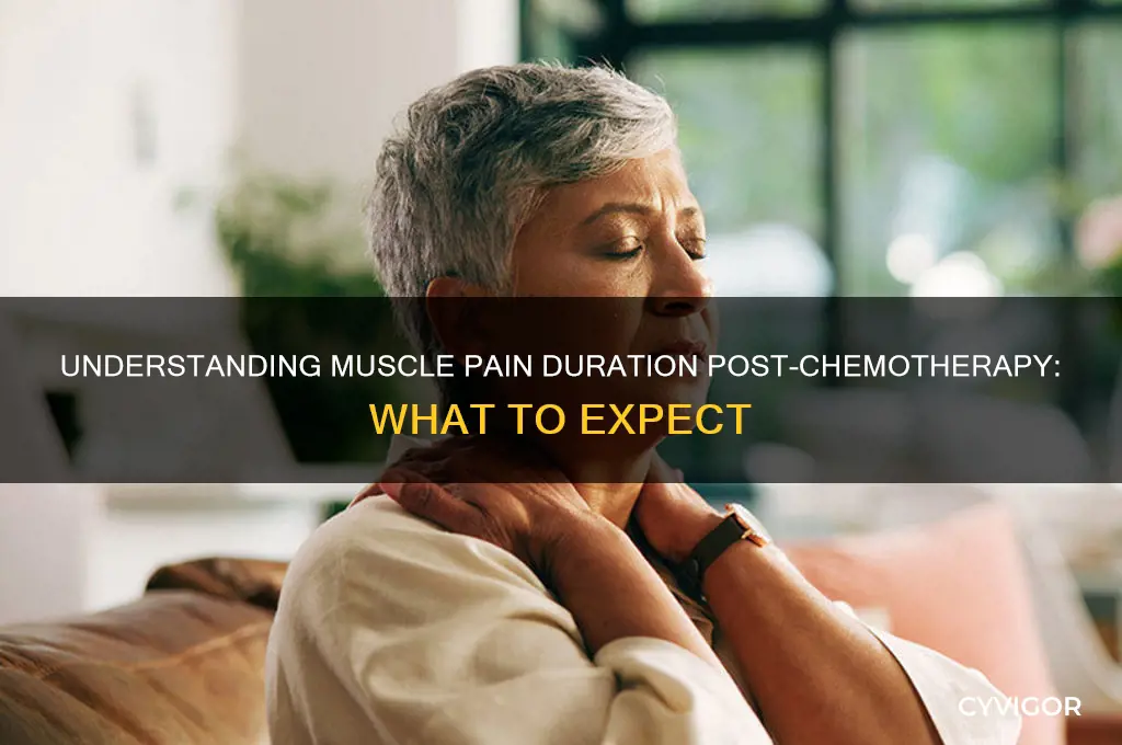 Understanding Muscle Pain Duration Post-Chemotherapy: What To Expect ...