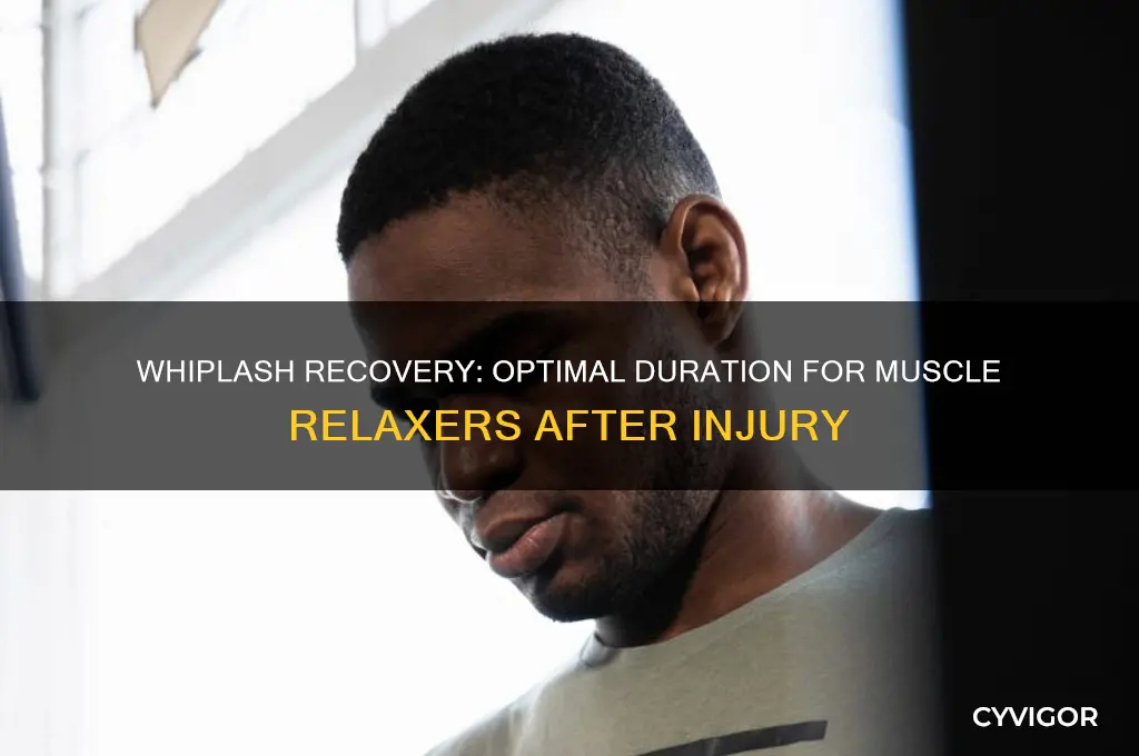 Whiplash Recovery: Optimal Duration For Muscle Relaxers After Injury ...