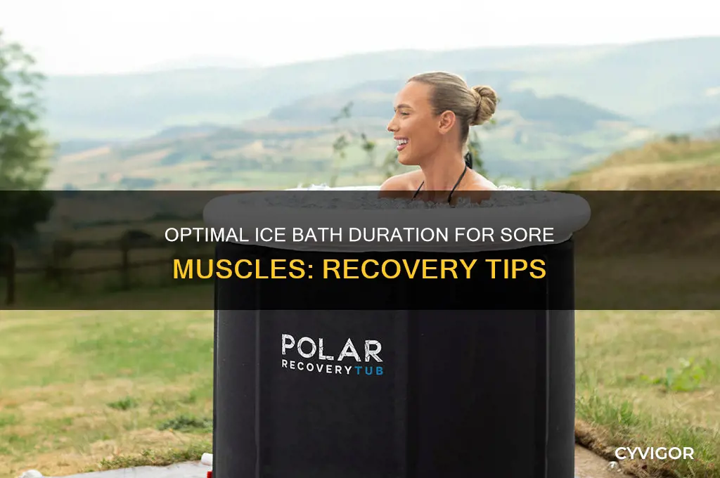 Optimal Ice Bath Duration For Sore Muscles: Recovery Tips | CyVigor