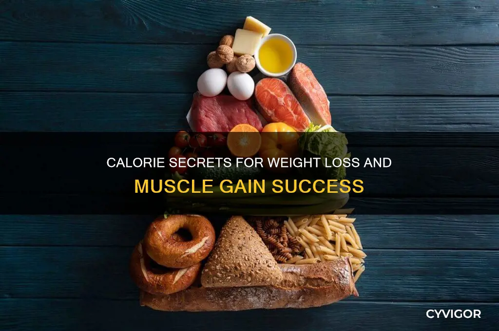 Calorie Secrets For Weight Loss And Muscle Gain Success | CyVigor