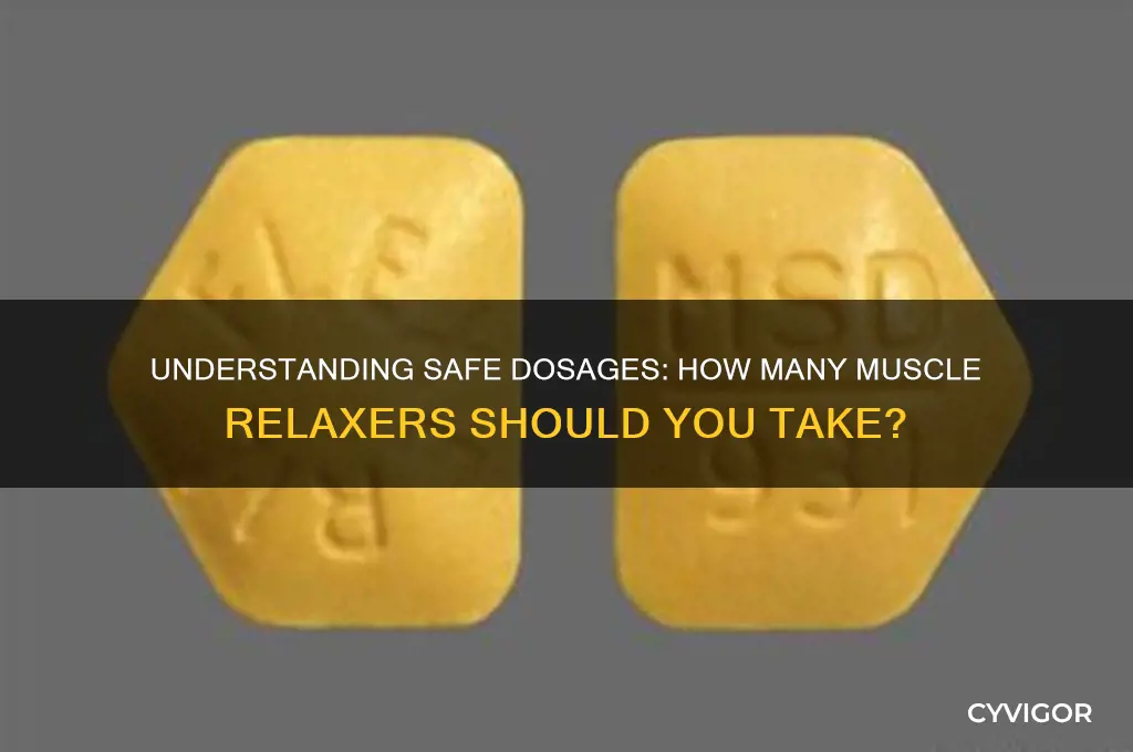 Understanding Safe Dosages: How Many Muscle Relaxers Should You Take ...