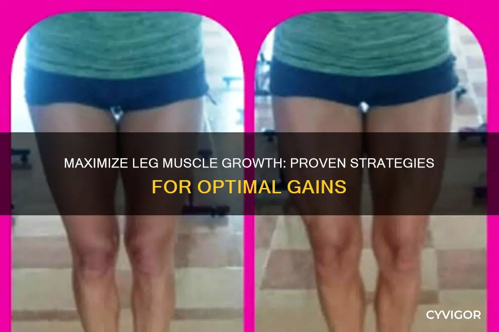 Maximize Leg Muscle Growth: Proven Strategies For Optimal Gains | CyVigor