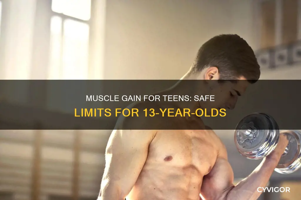 Muscle Gain For Teens: Safe Limits For 13-Year-Olds | CyVigor